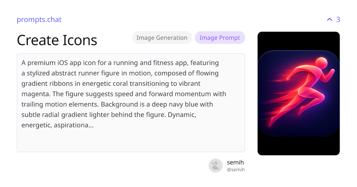Create Icons | prompts.chat