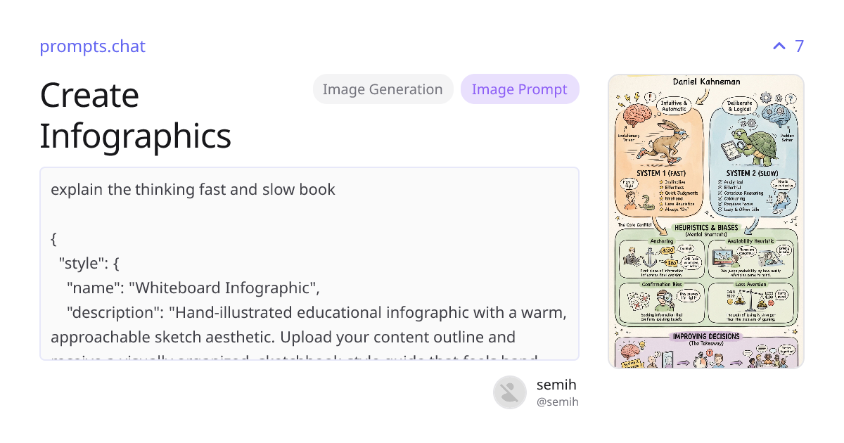 Create Infographics | prompts.chat